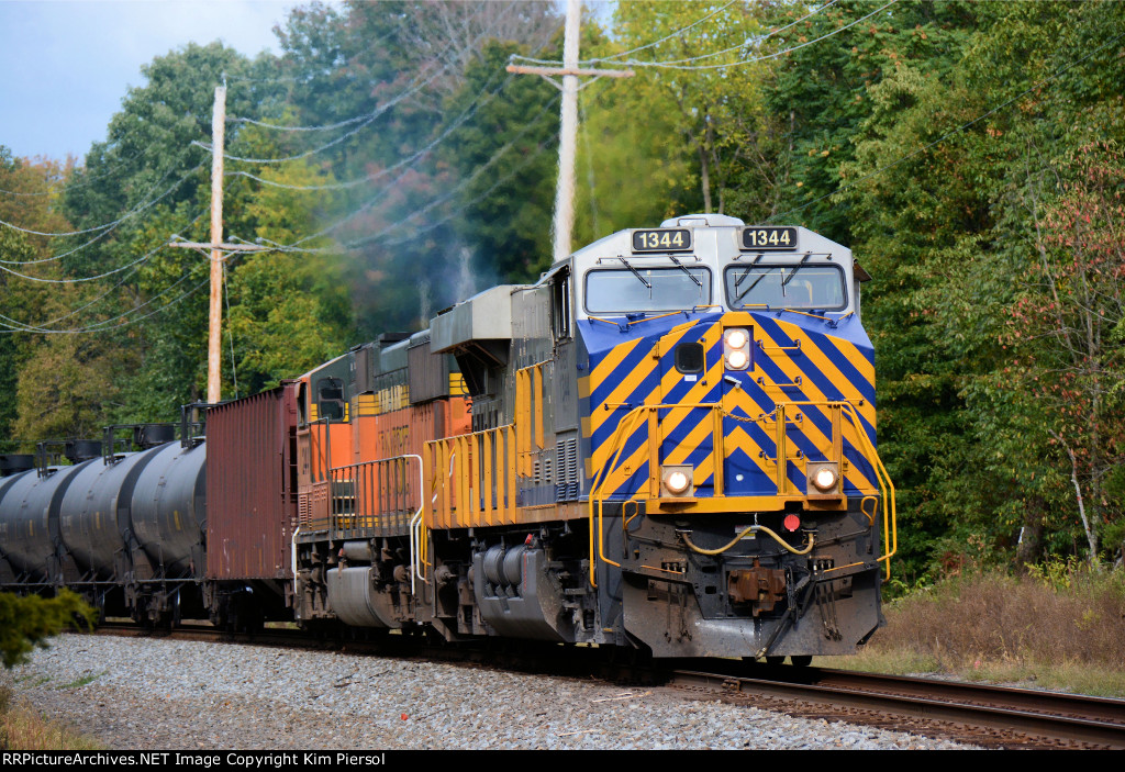 CREX 1344 BNSF 244 CSX Train K038 Crude Oil Loads